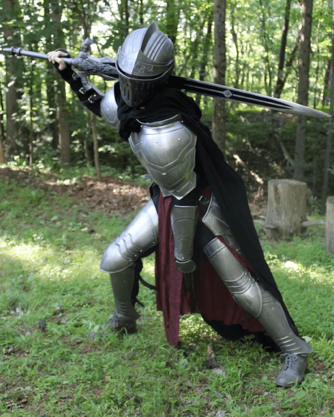 Elven Warrior Princess Steel Armor – Full-body Medieval Female Knight ...
