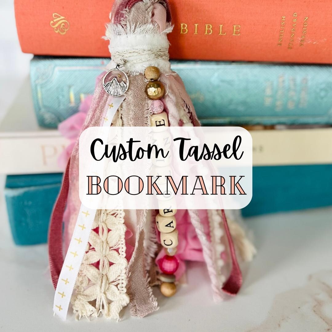 Bible Tassels, Custom Tassel Bookmark, Bible Bookmark, Bookworm, Bible ...
