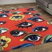 Colorful Eye Rug Eye Abstract Rug Eye Rug Custom Rug - Etsy