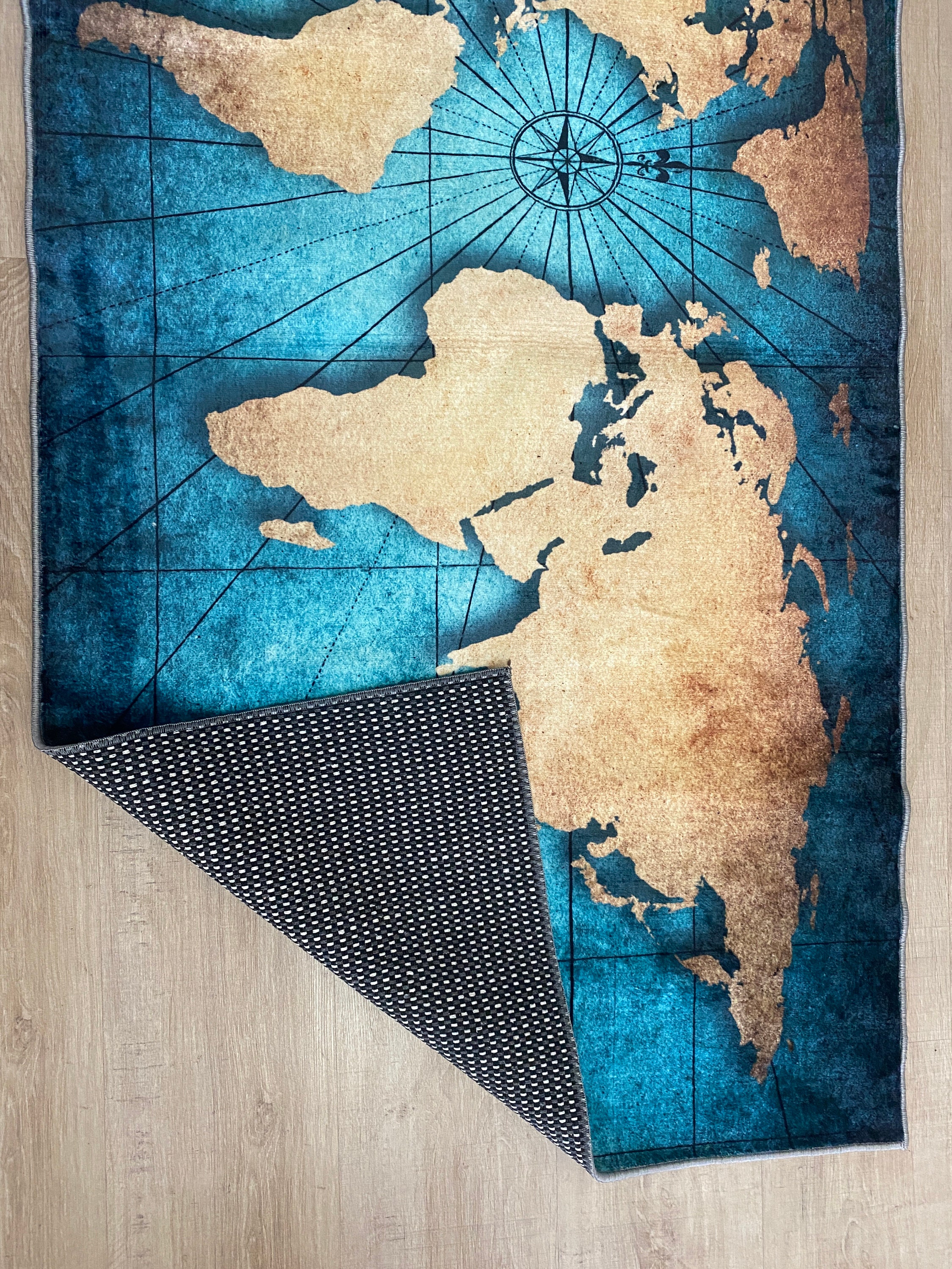 World Map, World Map Pattern Rug, Map Rug, Gift for Her, Custom Rug ...