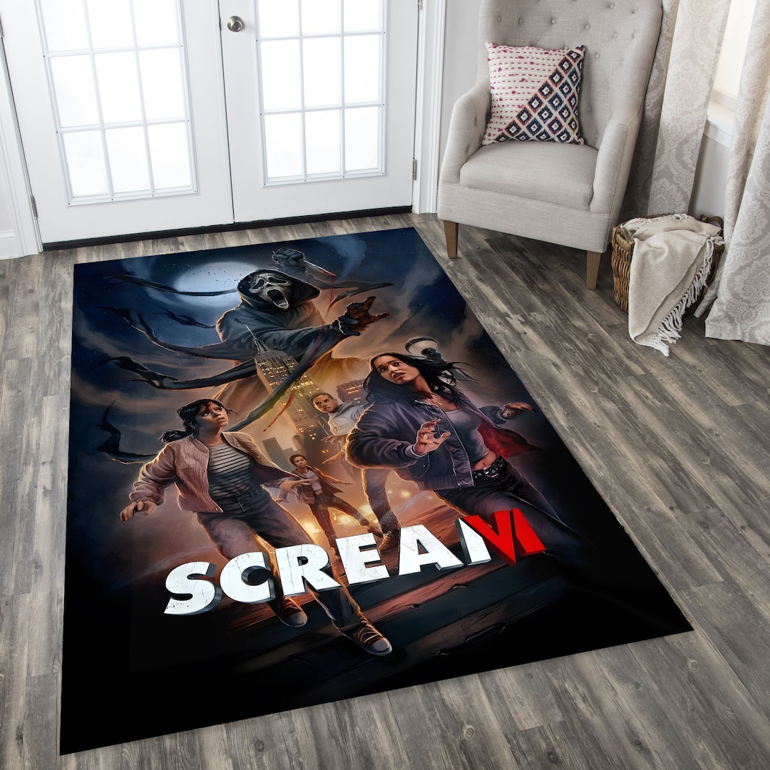 Mask Rug, Scream Rug,scream Mask Rug,custom Rug,living Room Rug,home ...