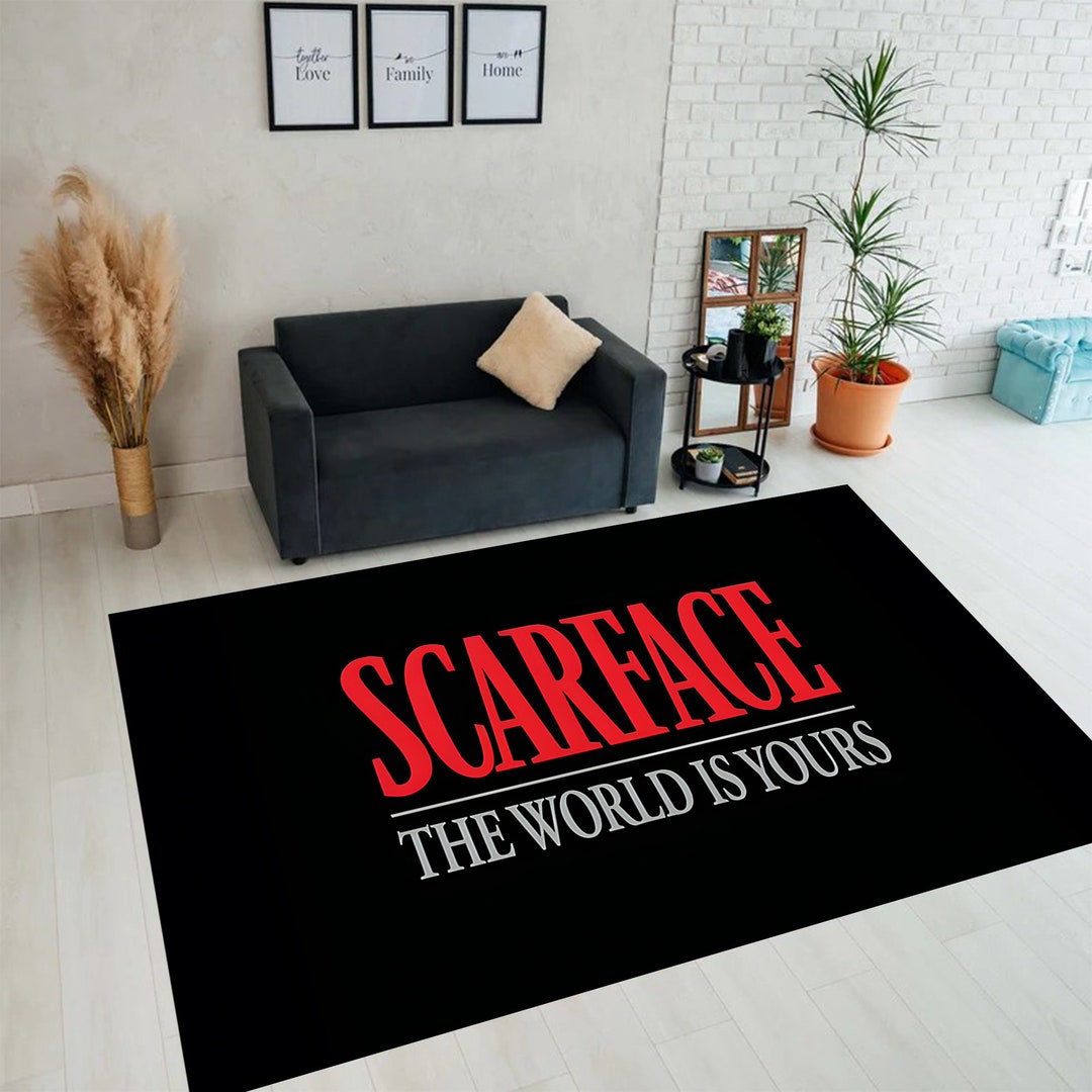 Scarface Rug, Scarface,mafia Rug,fan Rug,god Father Rug,don Corleone ...