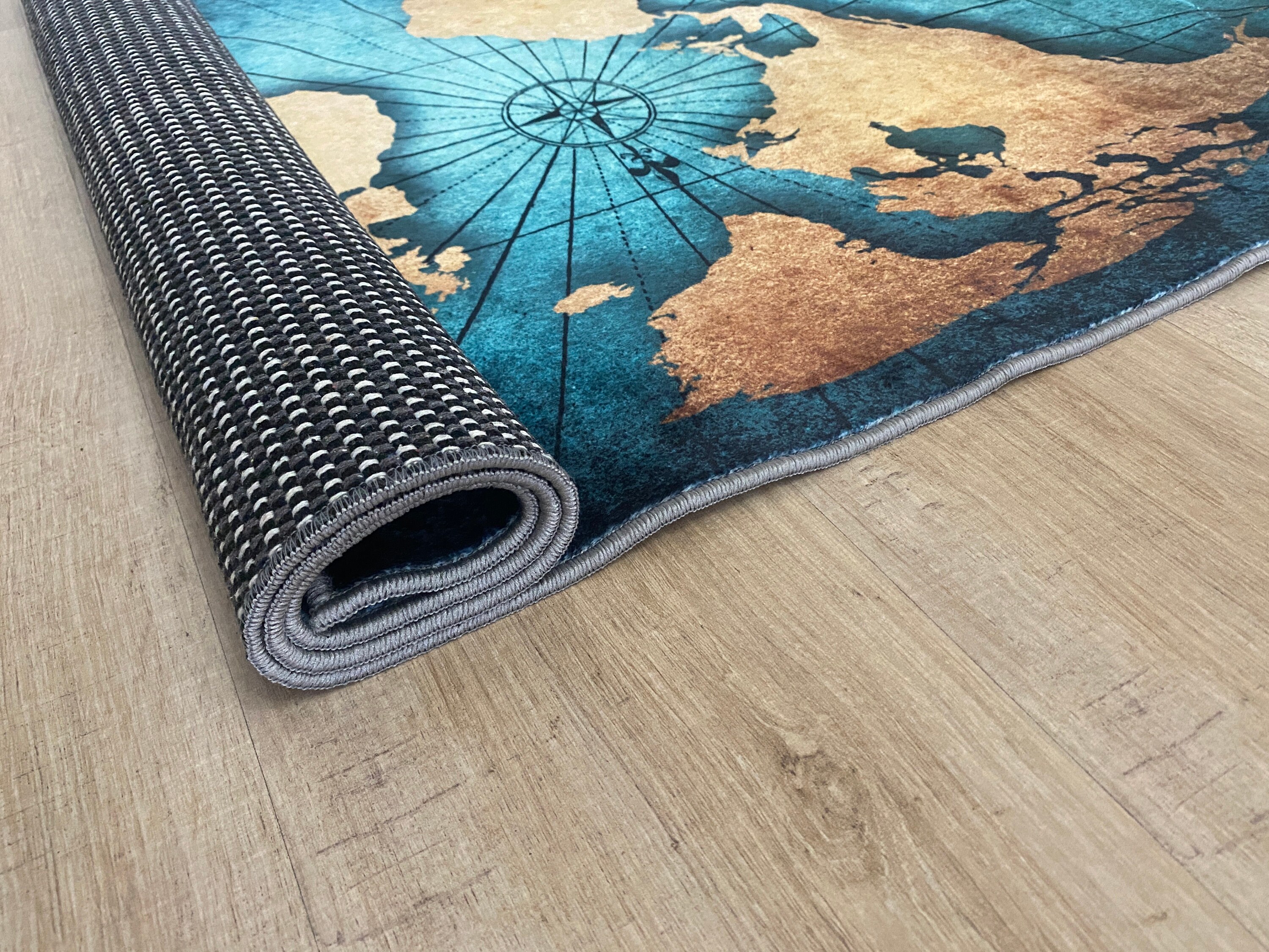 World Map, World Map Pattern Rug, Map Rug, Gift for Her, Custom Rug ...