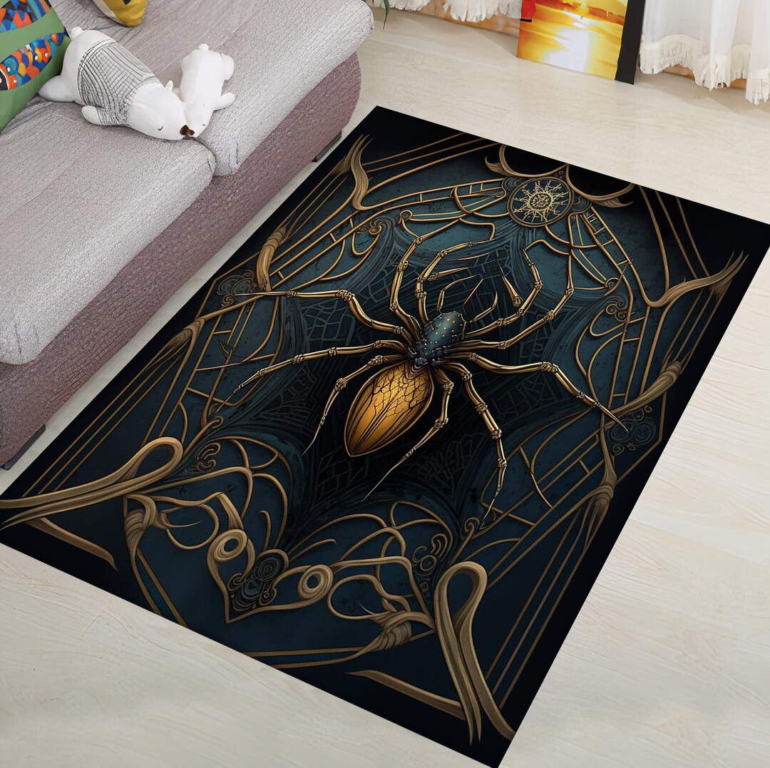 African Spider,spider Rug, Spider Pattern Rug, Mystical Rug, Decorative ...