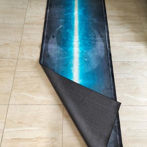 Lightsaber Rug, Blue Lightsaber Runner Rug,lightsaber Runner Rug ...