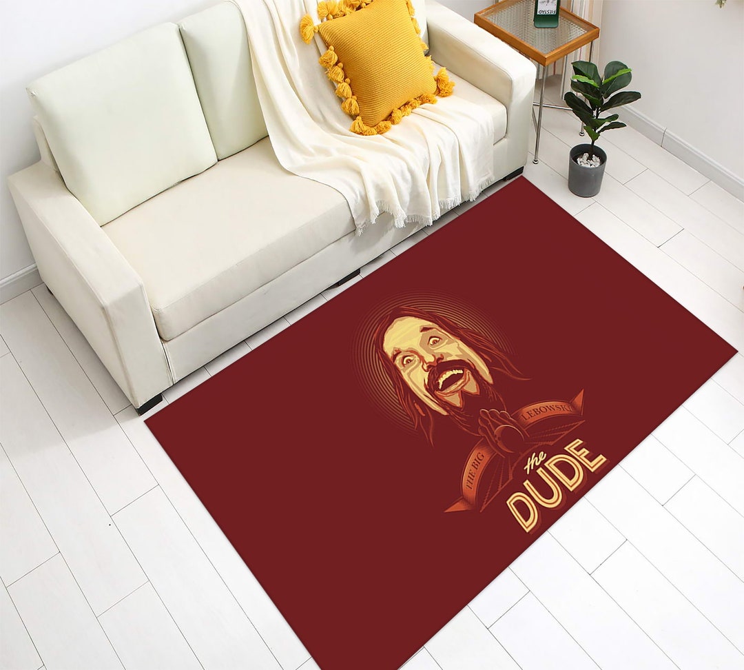 Big Brother Rugthe Big Lebowski Dude Rugcustom Rug Area - Etsy