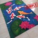 Aquarium Rug, Oil Painting Fish Rug, Fish Rug, Hobby Room Rug, Colorful ...