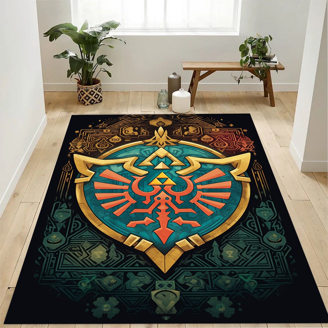 Zelda, Legend of Zelda Rug, Zelda Legend Rug,zelda Rug, Legend of Zelda ...