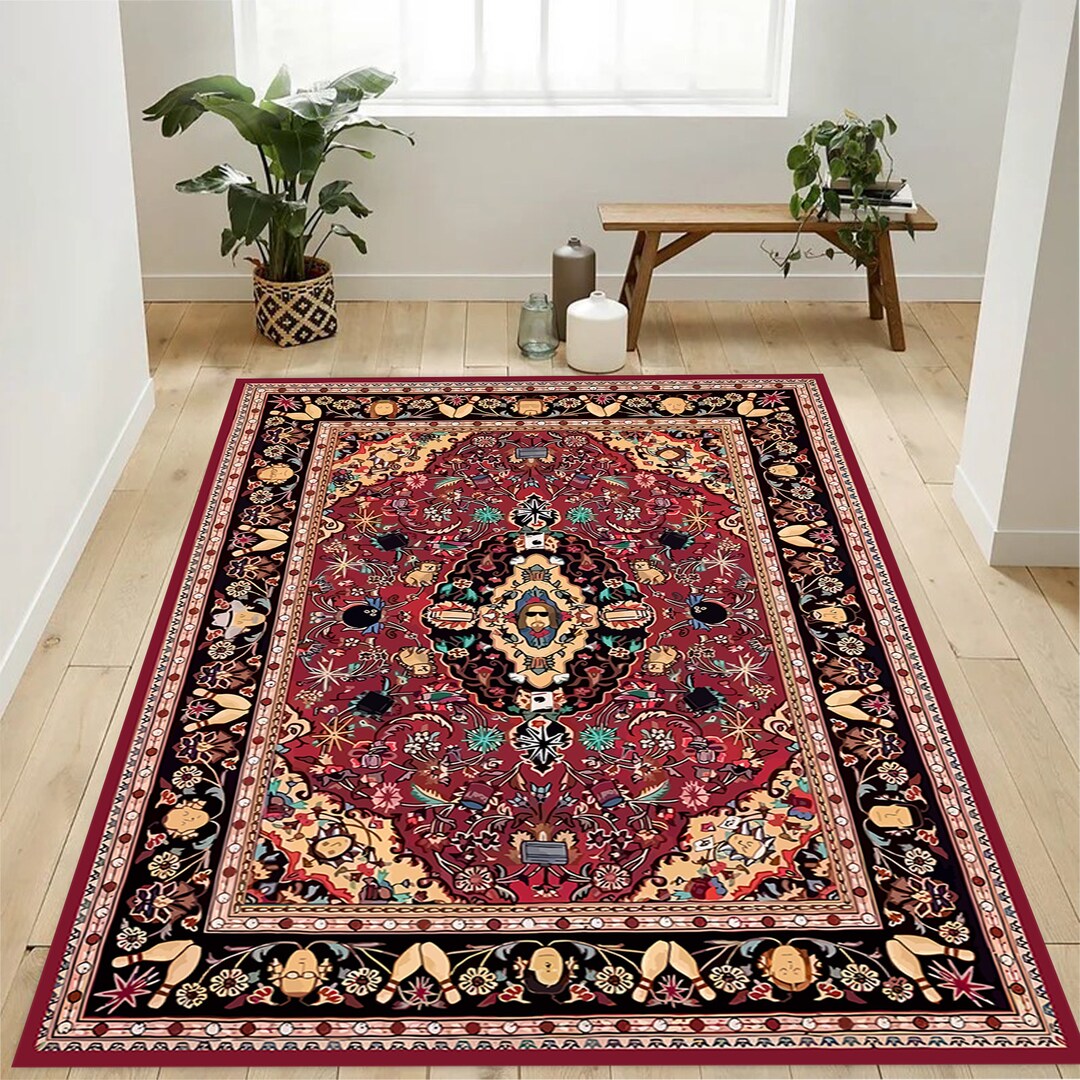Dude Rug, Big Brother Rug, the Big Lebowski, Movie Rugs, Custom Rug ...
