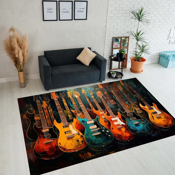 Guitar Rug - Etsy