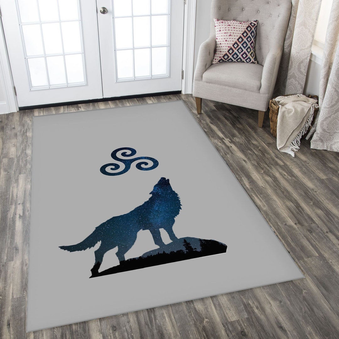 Teen Wolf Spiral,wolf Rug,gothic Rug,alpha Rug,beta Rug,omega Rug ...