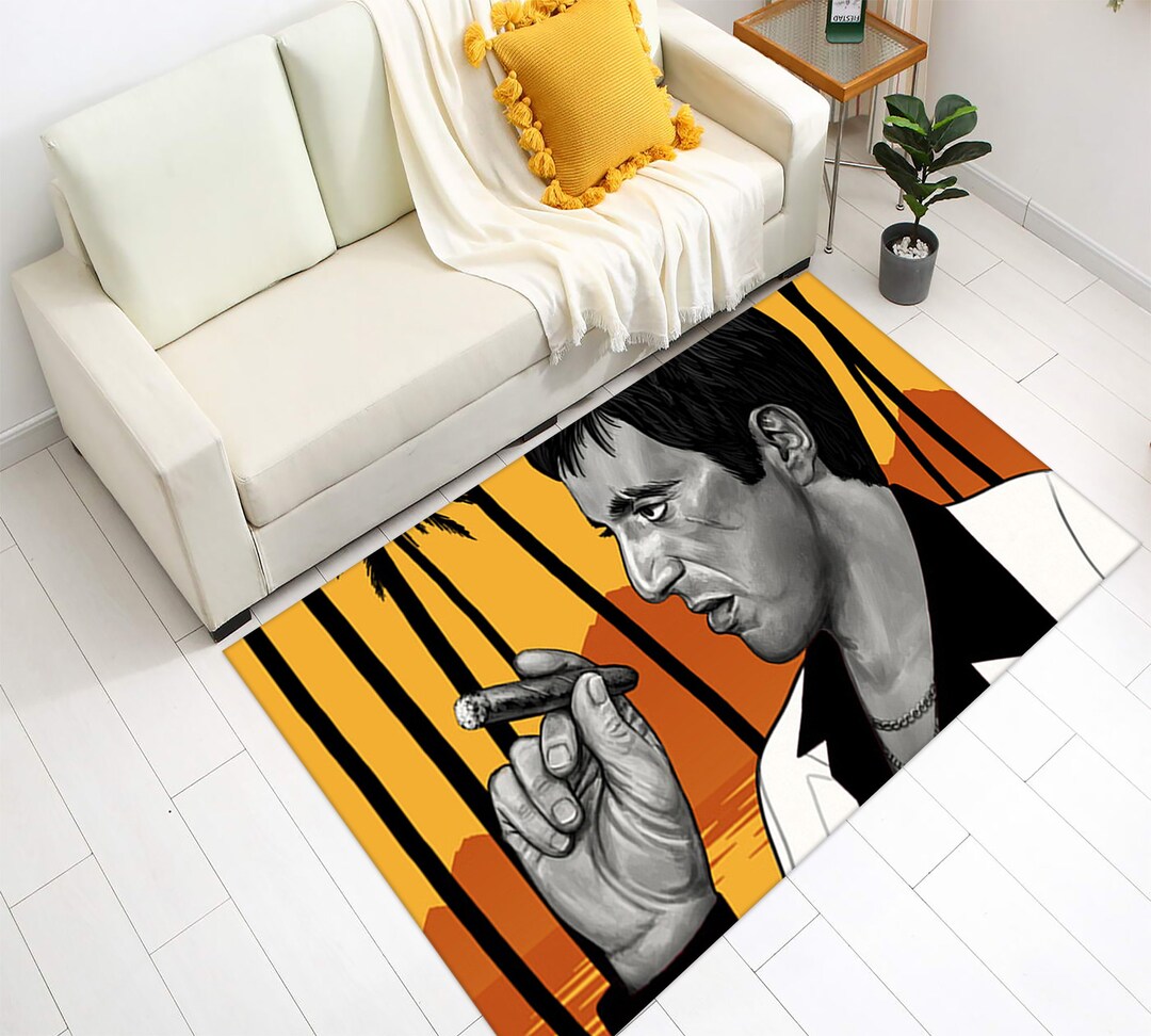 Scarface Rug, Tony Montana Rug,scarface Movie, Scarface Carpet ...