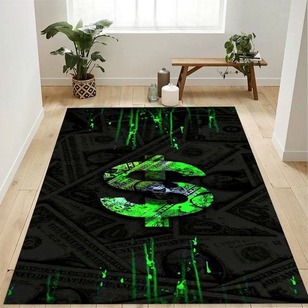 100 Dollar Bill Rug - Etsy