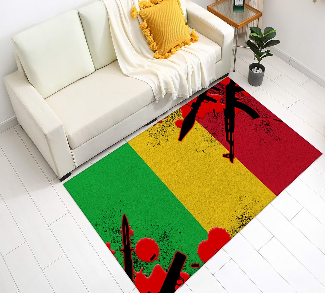 Colorful Gun Rug M416 Rifle Rug, AKM Gun Rug, Shotgun Rug, Game Room ...