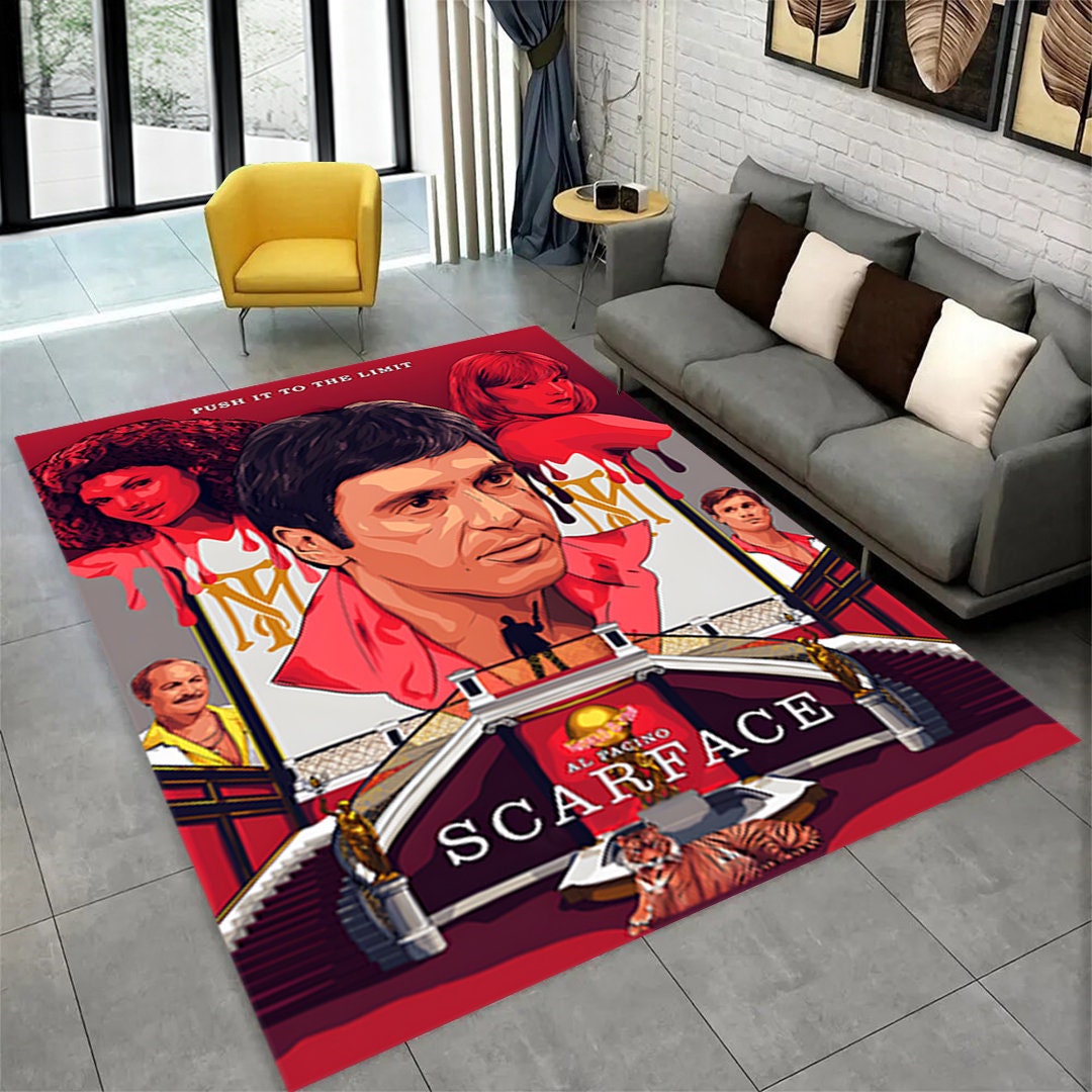 Scarface Rug, Scarface,mafia Rug,fan Rug,god Father Rug,don Corleone ...