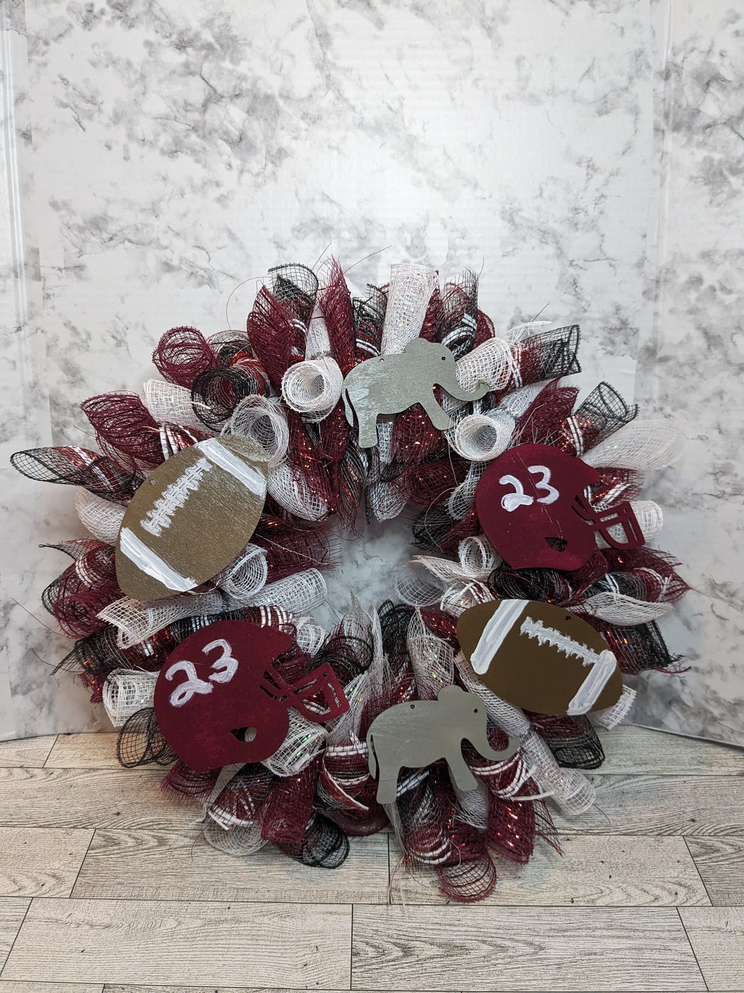 Alabama Crimson Tide Wreath - Etsy