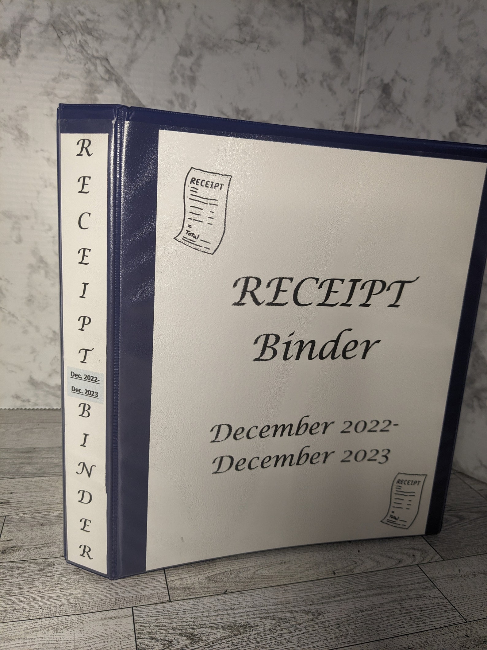 Receipt Binder - Etsy