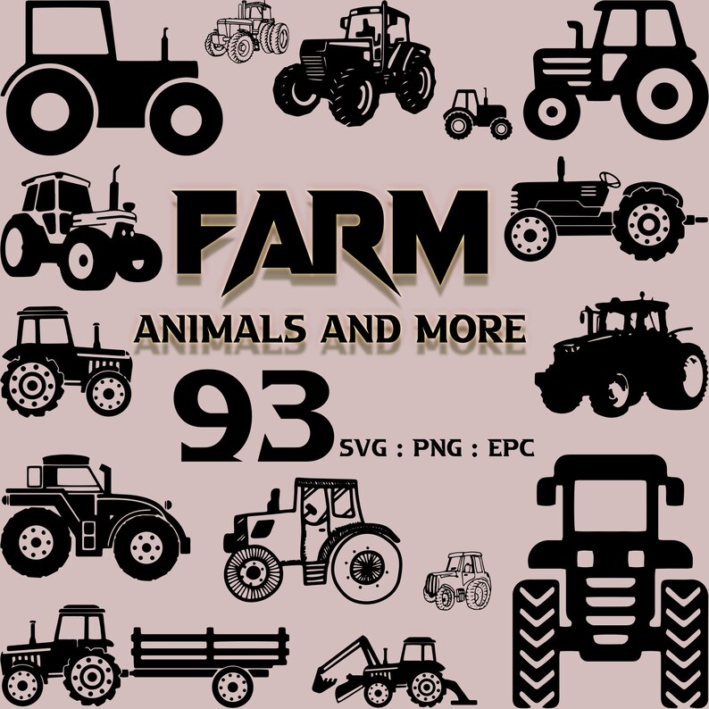 Farm Clipart Barn Svg Farm Life Svg Farm Svg Farm Silhouette Farm Truck ...