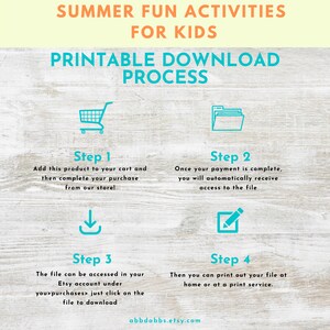 Printable Summer Activities for Kids | A4 | US Letter | Colouring ...