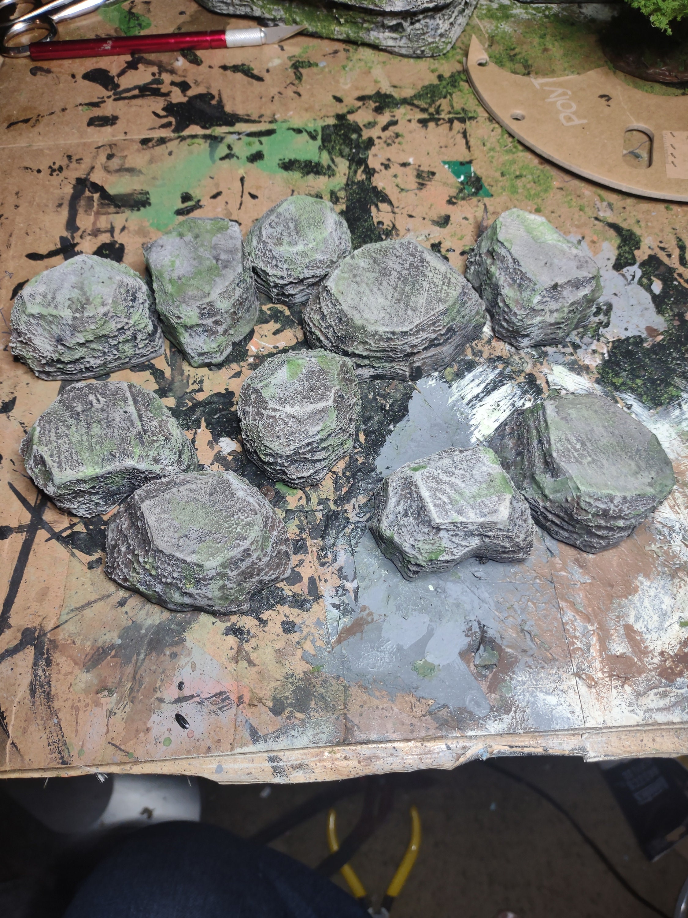 Stackable Boulders, Wargaming Terrain - Etsy