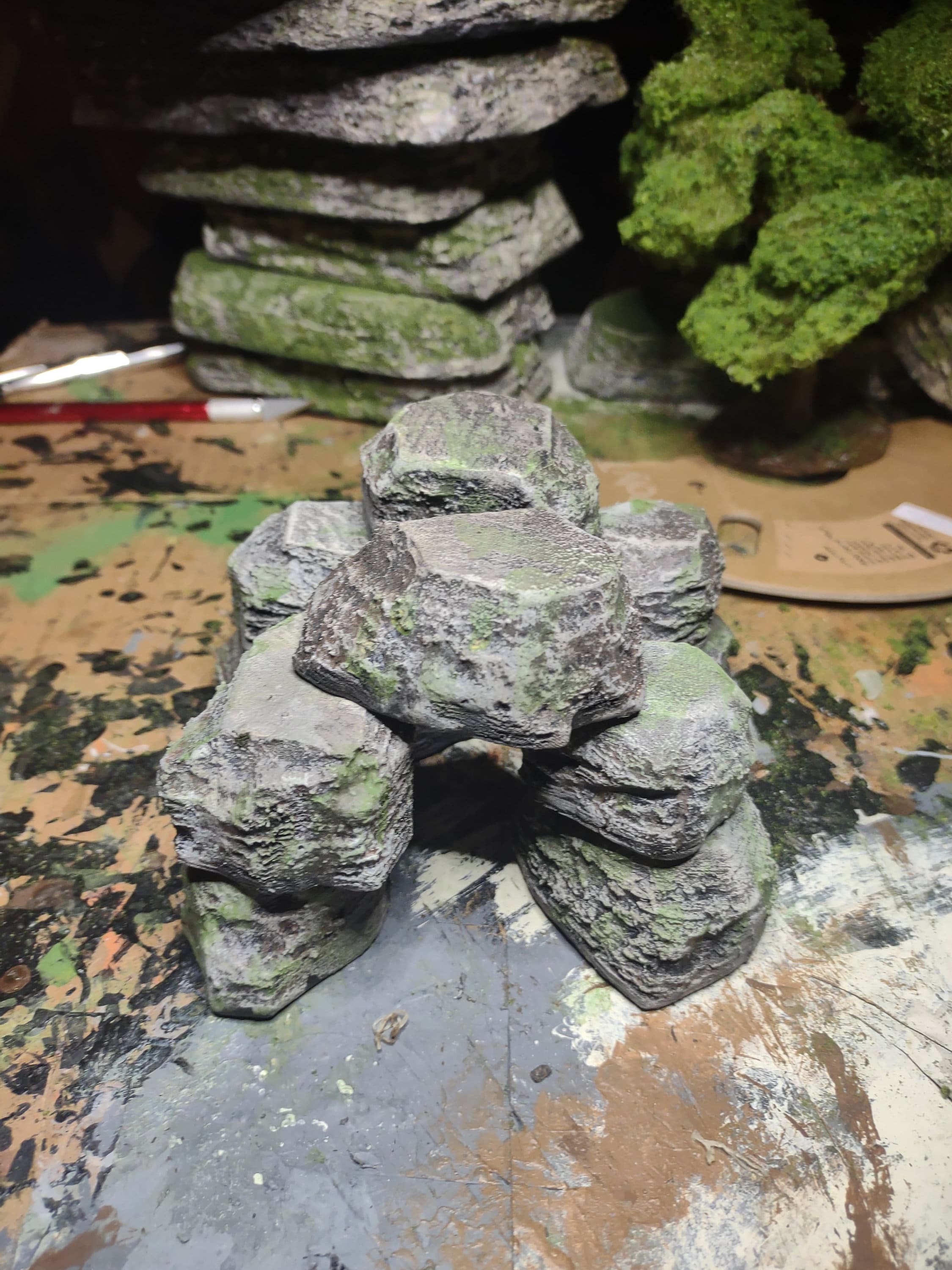 Stackable Boulders, Wargaming Terrain - Etsy