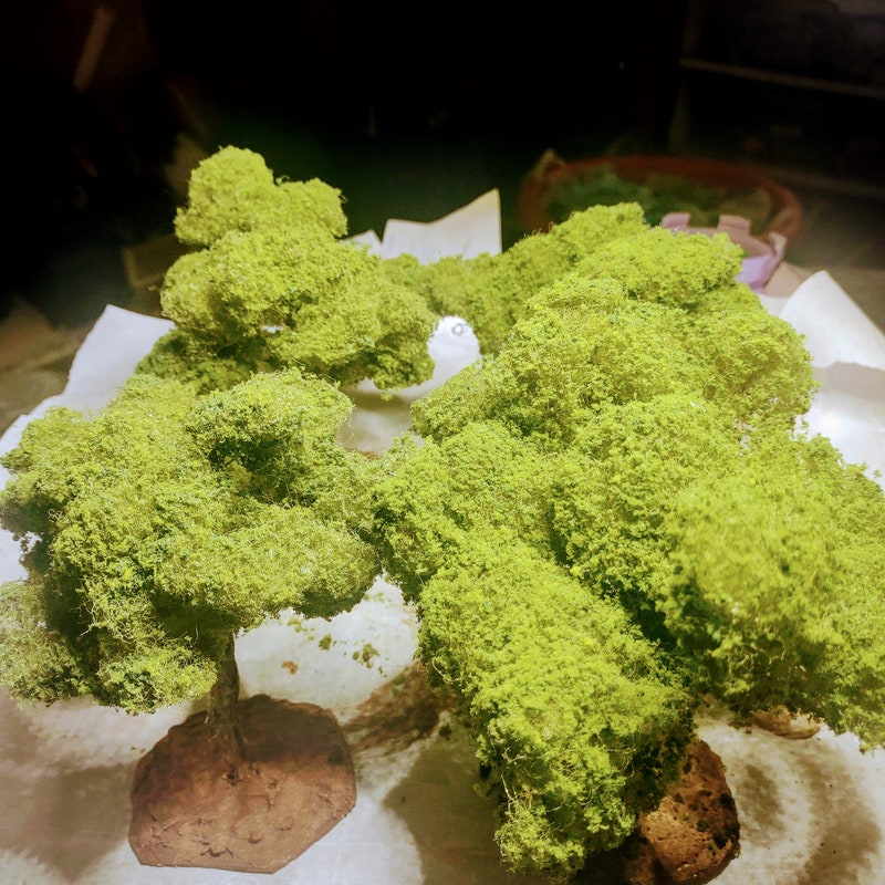 Large Diorama Trees - Etsy