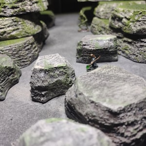 Stackable Terrain Modular Rocks and Boulders - Etsy