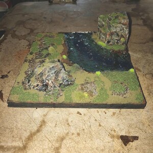 Cliff and River Bend Diorama, Modular Cliff Tile - Etsy