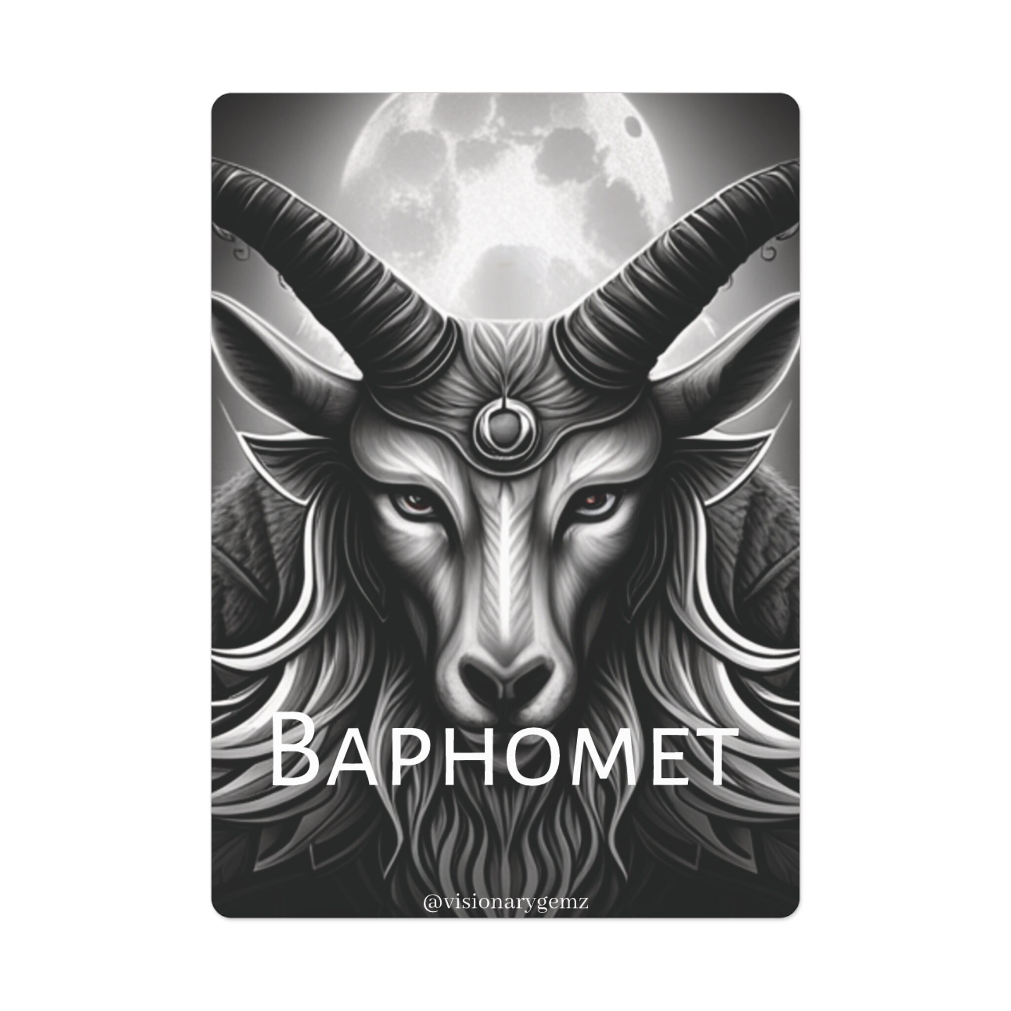 Occult Baphomet Playing Cards - Esoteric Deck for Divination - Etsy