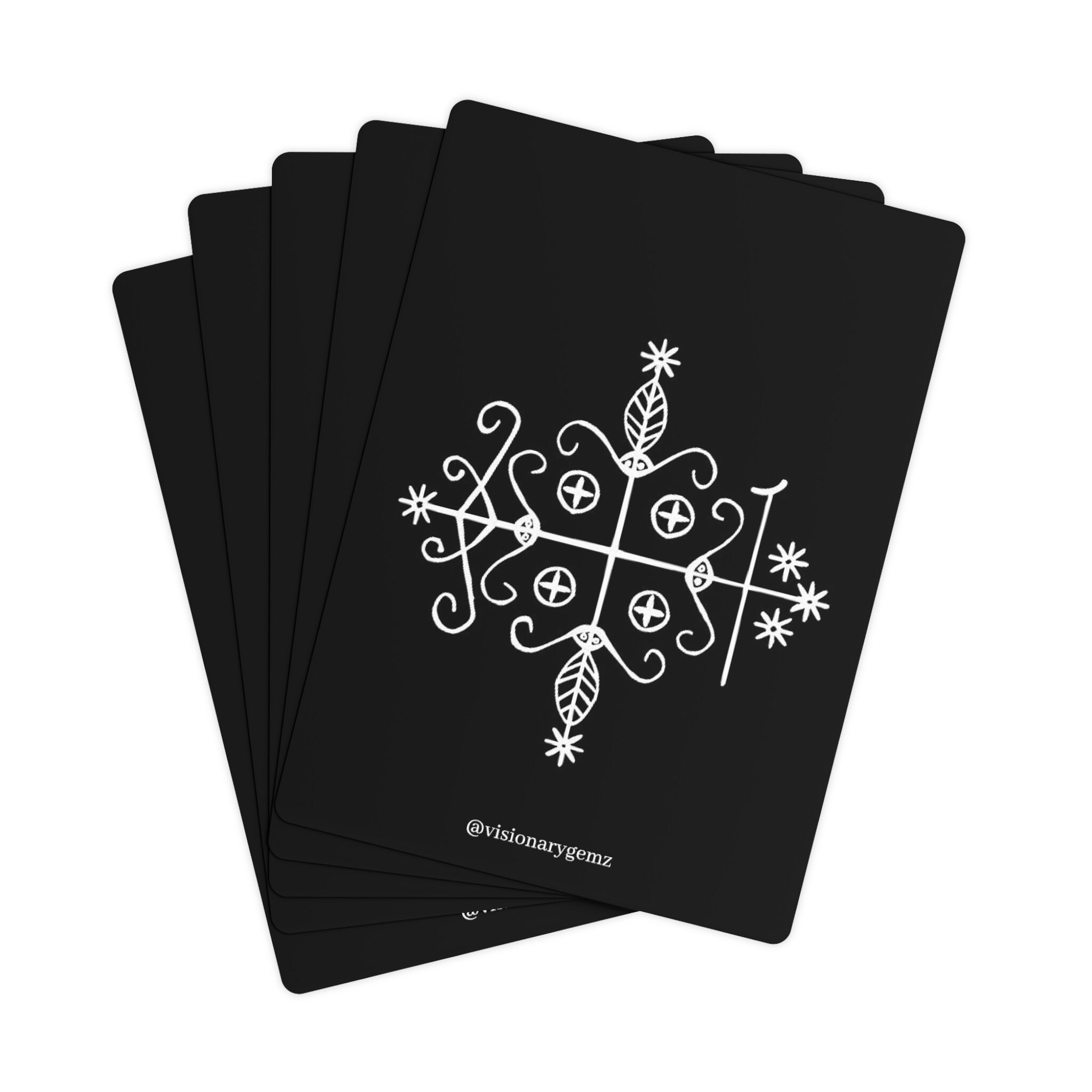 Papa Legba Veve Playing Cards (standard) - Etsy