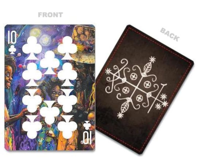 Papa Legba Veve Playing Cards (illustrated) - Etsy