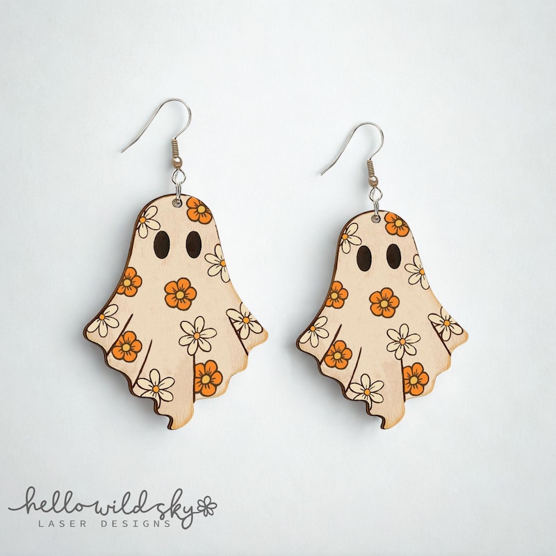 Ghost Laser Engraved - Etsy