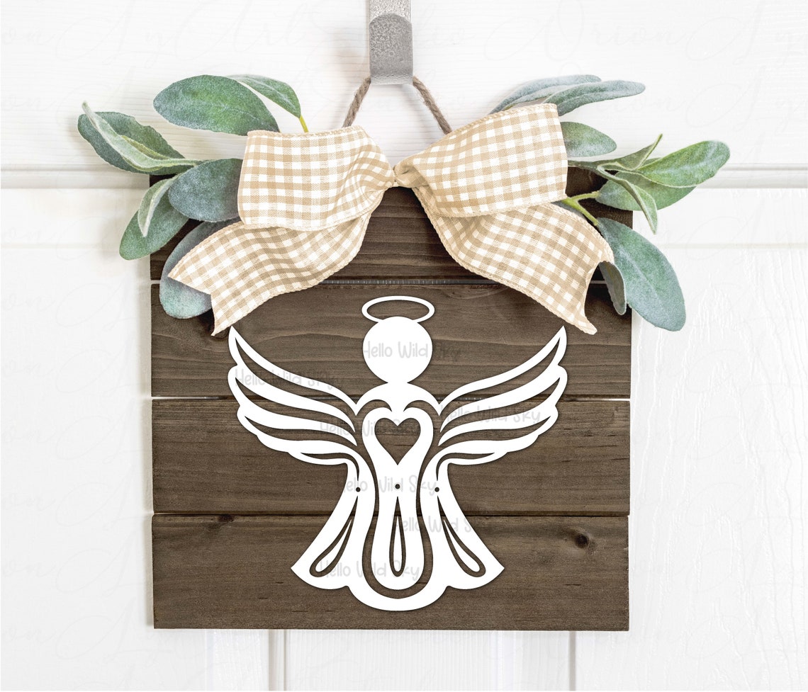 Angel SVG, Angel Silhouettes SVG, Angel Vector, Angel Clipart ...