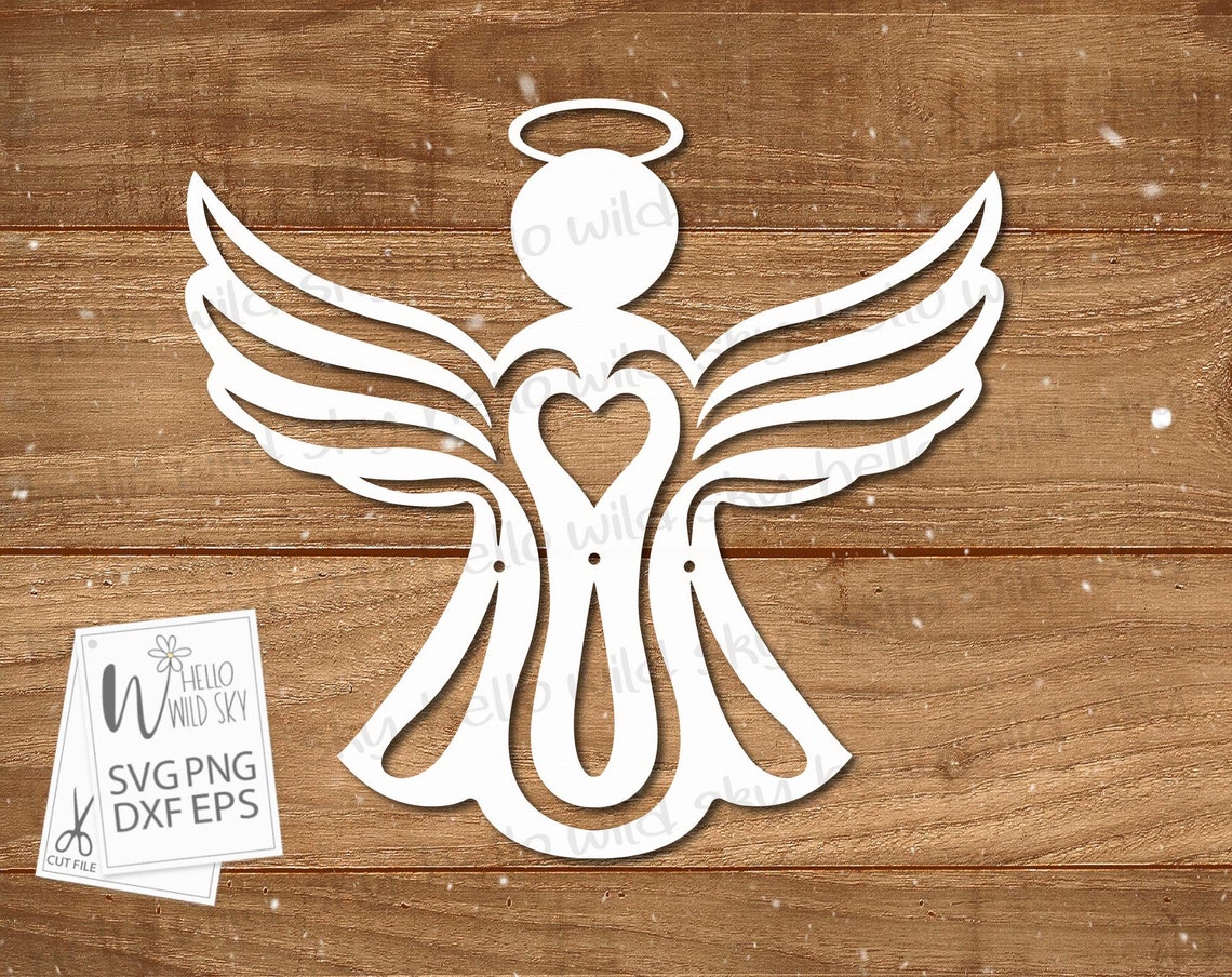 Angel SVG, Angel Silhouettes SVG, Angel Vector, Angel Clipart ...