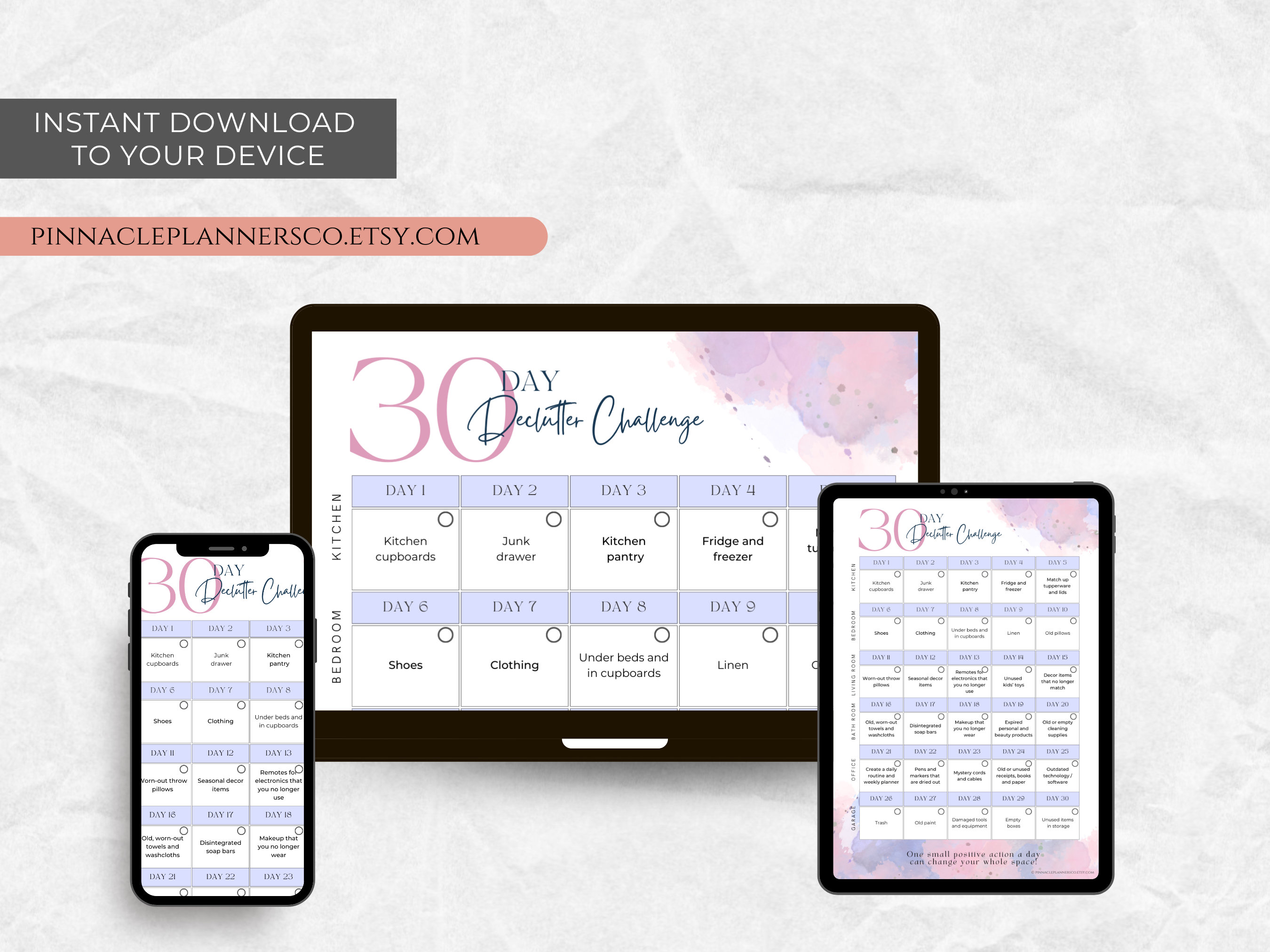 Printable 30 Day Declutter Poster Home Declutter Life - Etsy