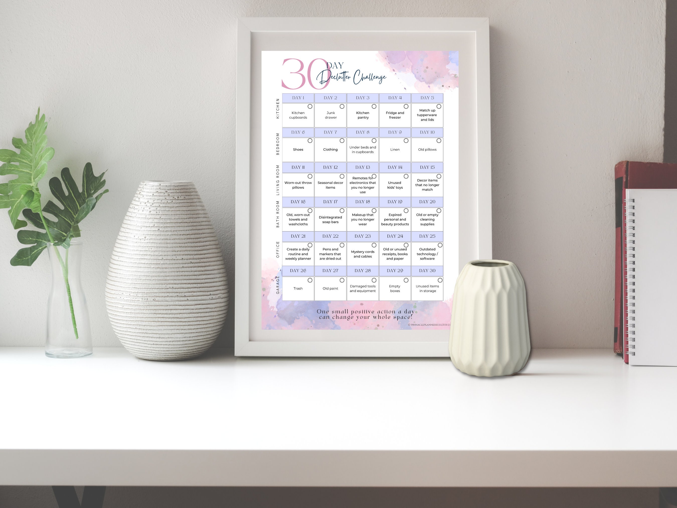 Printable 30 Day Declutter Poster Home Declutter Life - Etsy