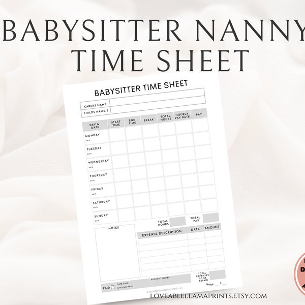 Babysitter - Etsy