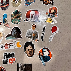 Horror Movie Sticker Pack - Etsy
