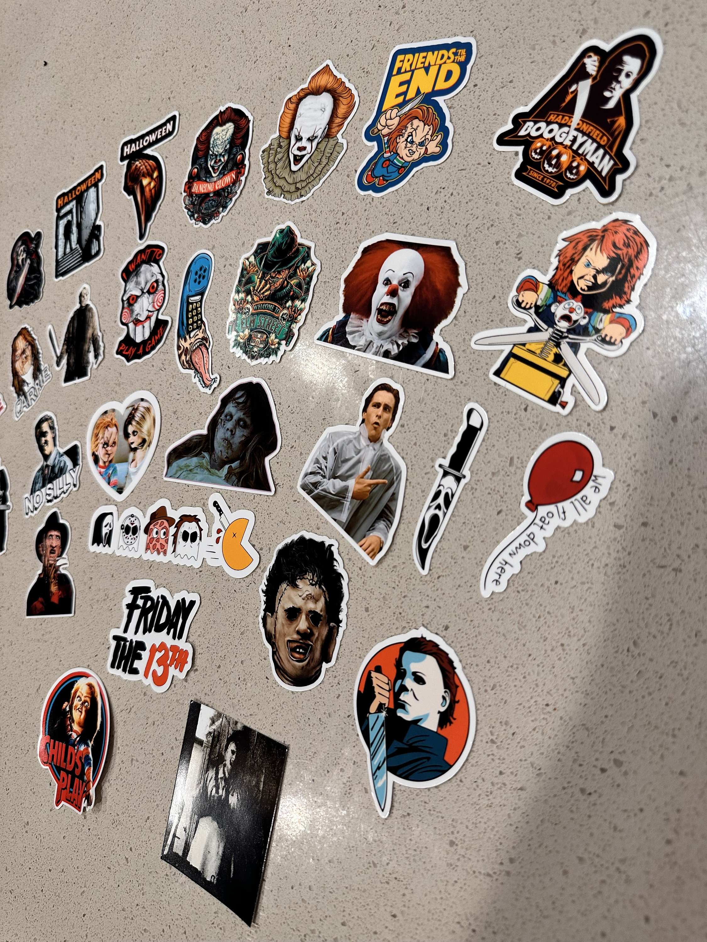 Horror Movie Sticker Pack - Etsy