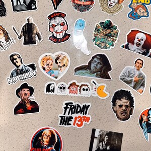 Horror Movie Sticker Pack - Etsy