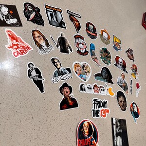 Horror Movie Sticker Pack - Etsy