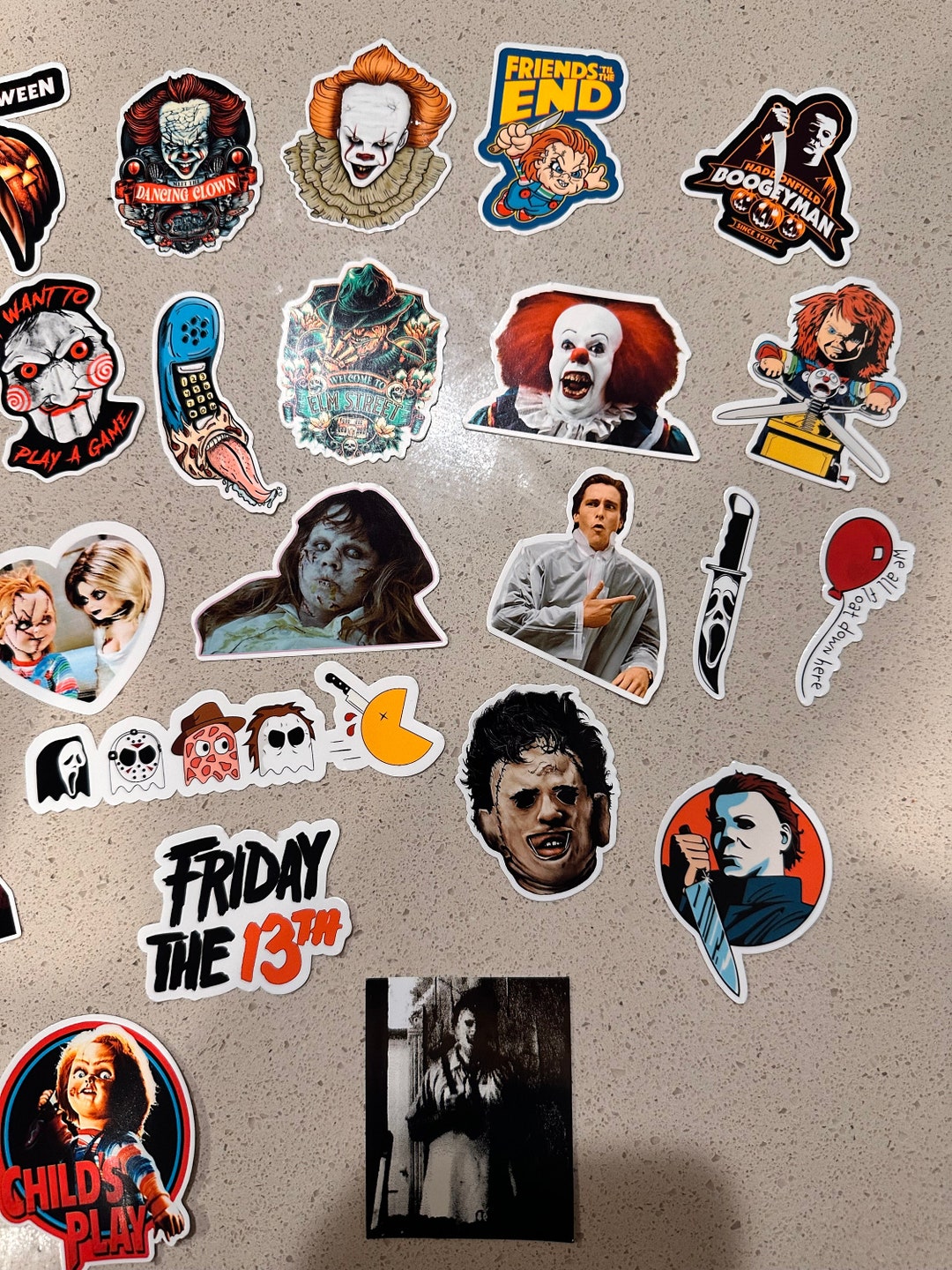 Horror Movie Sticker Pack - Etsy