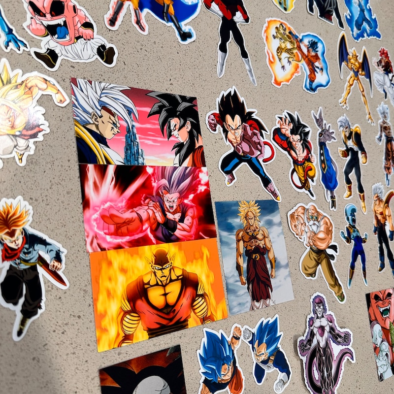 Dragon Ball Z Stickers - Etsy