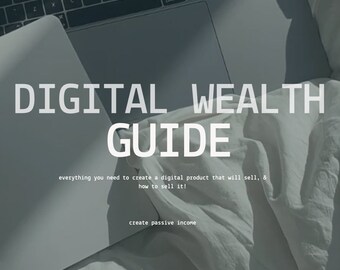 Digital Wealth Guide With PLR - Etsy