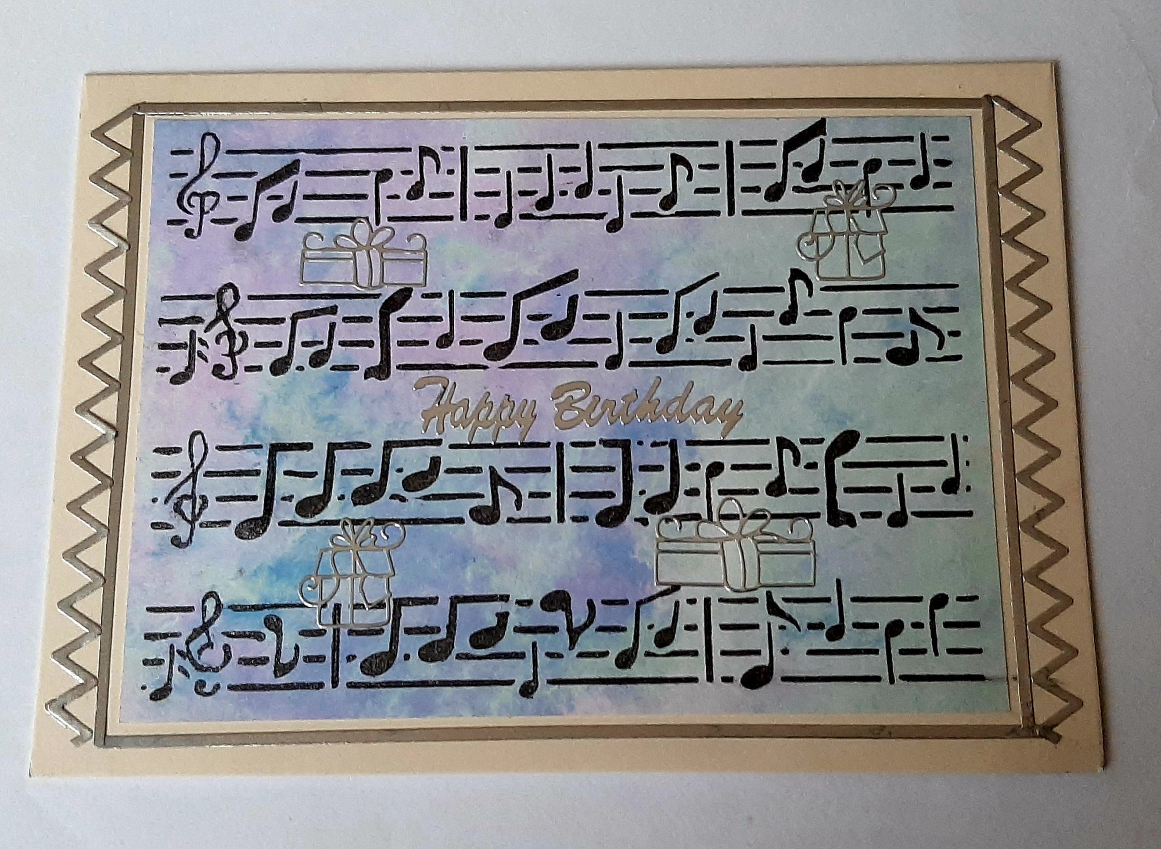 Music-themed Music Notes Birthday Card - Etsy