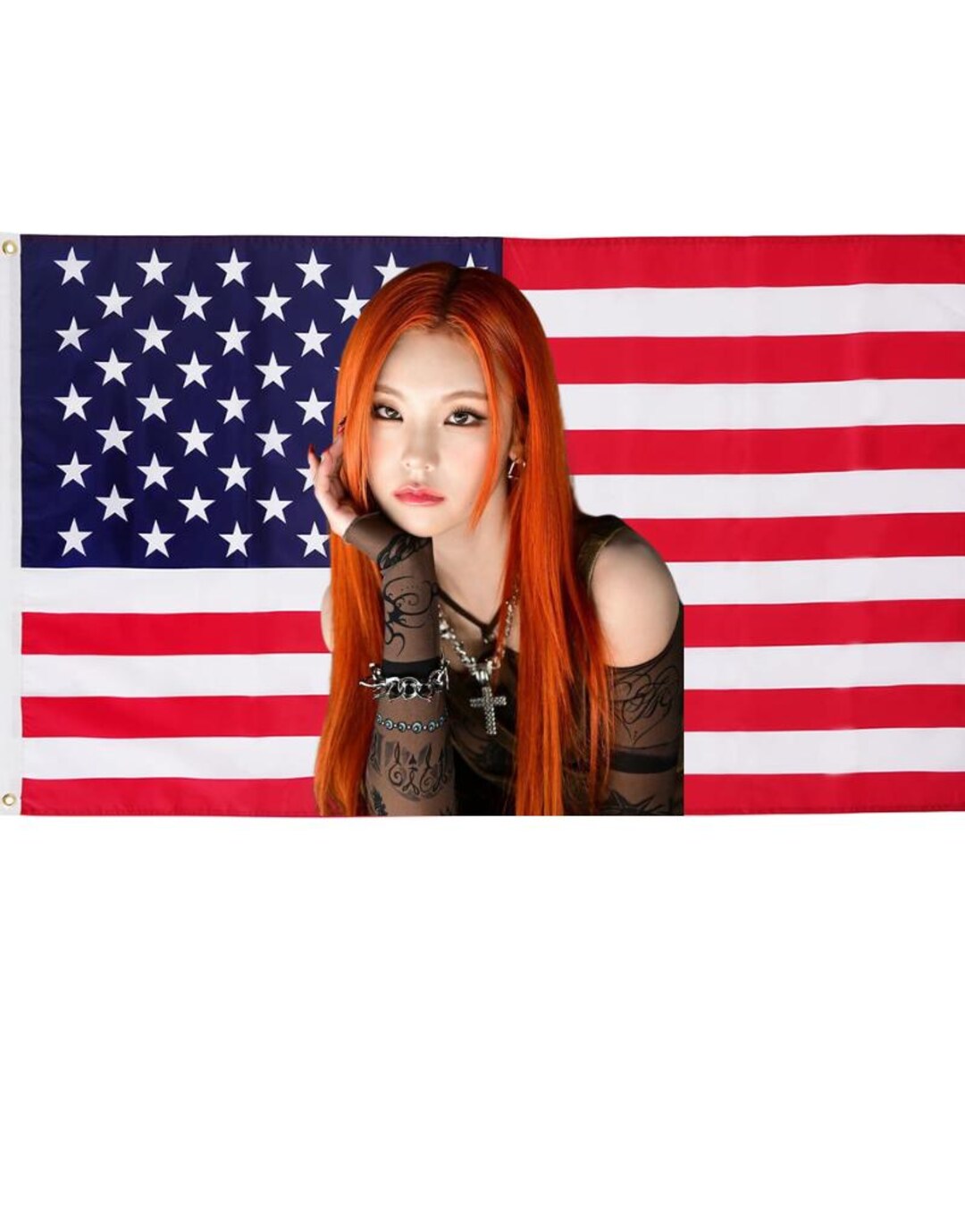 Custom Yeji From ITZY Flag Unique K-pop Decor for MIDZY Fans Yeji ...