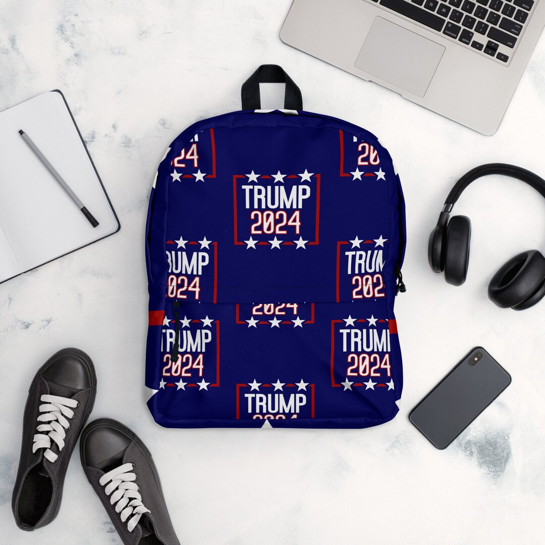 Red White and Blue Patriotic Donald Trump Support Rally Backpack - Etsy