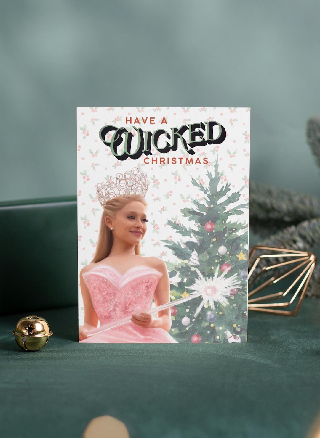 Have a Wicked Christmas Glinda Christmas Card West End Broadway Theatre ...