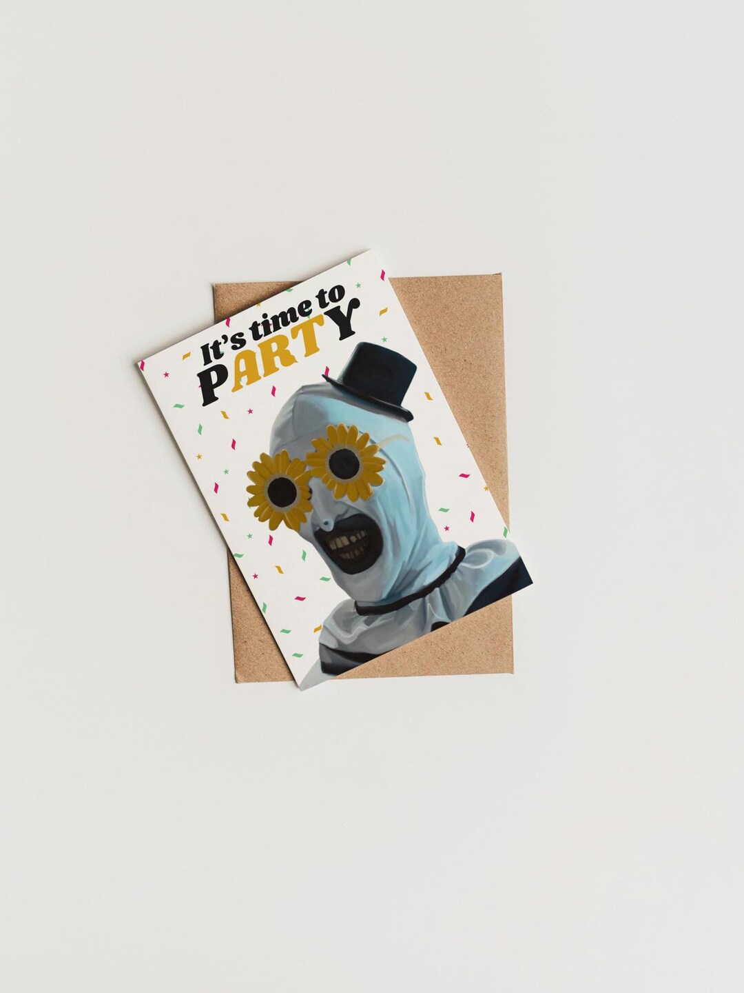 It's Time to Party - Terrifier - Art the Clown - Birthday Card - Horror ...