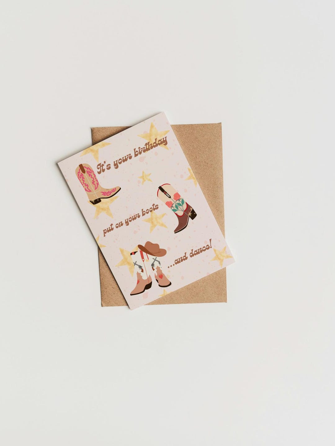 Country Birthday Card - It's Your Birthday Put on Your Boots and Dance ...